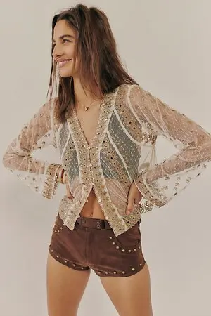 Free People Sequin Tops