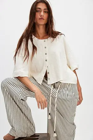 Free People We The Free Flashback Cardi Tee - Tofu