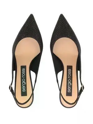 SERGIO ROSSI 50mm Godiva Slingback Pumps