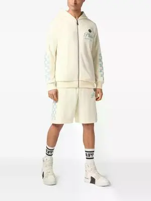 Philipp Plein Checkmate Zip-up Hoodie