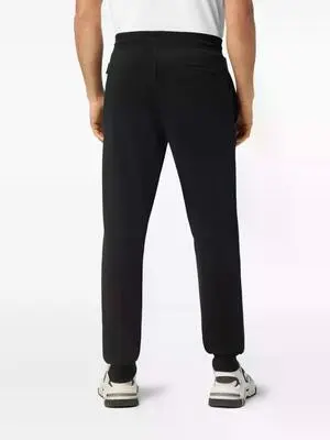 Philipp Plein Graphic-detail Tapered Track Pants - Black
