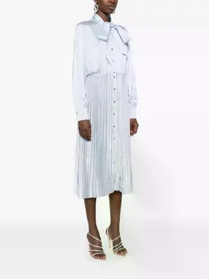 Karl Lagerfeld Satin Midi Shirt Dress
