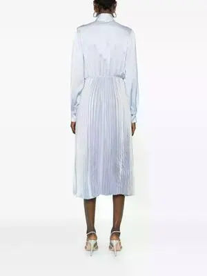 Karl Lagerfeld Satin Midi Shirt Dress