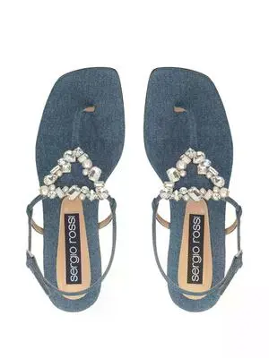 SERGIO ROSSI Sr Godiva Sandals - Blue