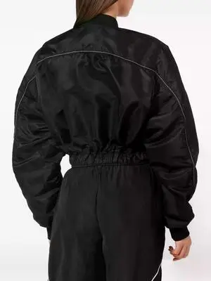 PLEIN SPORT Cropped Bomber Jacket