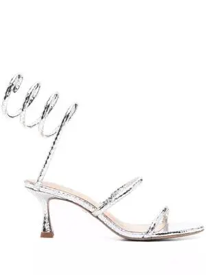 Lola Cruz Metallic Sandals For Women
