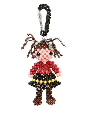 CHOPOVA LOWENA Emma Doll Bag Charm - Black