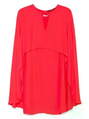Karl Lagerfeld Cape-design Mini Dress