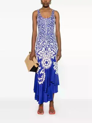 Etro Paisley Maxi Dress - Neutrals