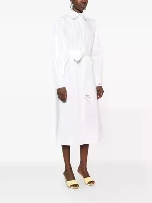 Karl Lagerfeld Poplin Midi Shirt Dress