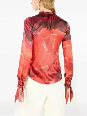 Roberto Cavalli Floral Silk Shirt