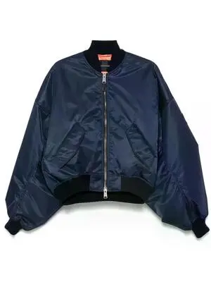 Balenciaga Padded Bomber Jacket - Blue