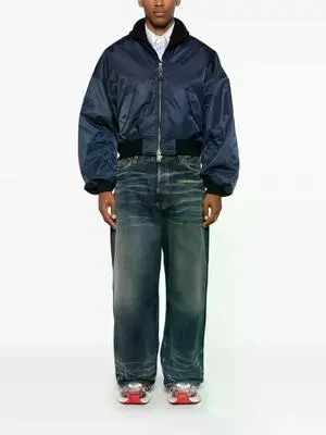 Balenciaga Padded Bomber Jacket - Blue