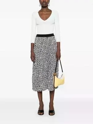 Karl Lagerfeld Printed Midi Skirt