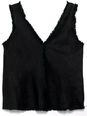 Women's P.a.r.o.s.h Black Camis Tanks