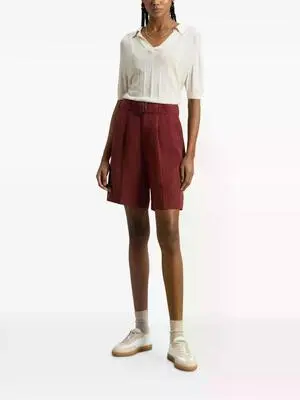 Woolrich Pleat-detailing Shorts - Red
