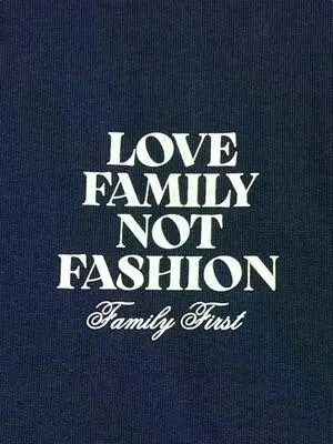 FAMILY FIRST Floral-embroidered Sweatshirt