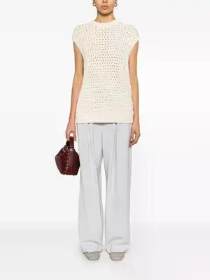 Theory Pleated Crepe Trousers