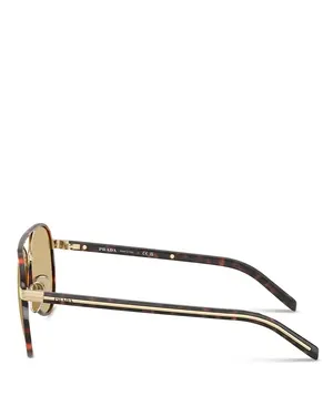 Prada Aviator Sunglasses - Pale Gold