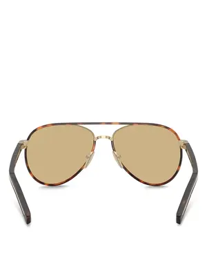 Prada Aviator Sunglasses - Pale Gold