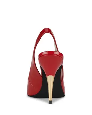 Jeffrey Campbell Charis Slingback Pumps - Red Patent