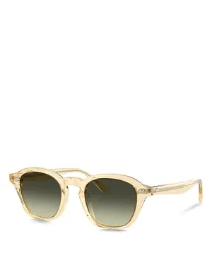 Oliver Spencer Eyles Square Sunglasses - Black