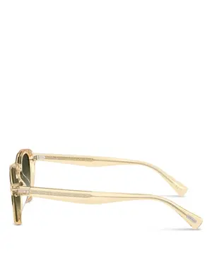 Oliver Spencer Eyles Square Sunglasses - Black