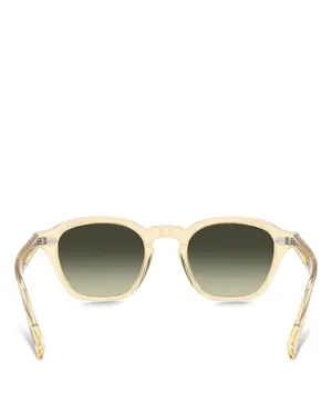 Oliver Spencer Eyles Square Sunglasses - Black