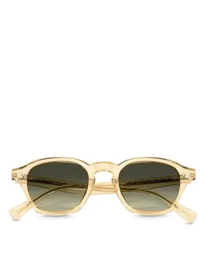 Oliver Spencer Eyles Square Sunglasses - Black