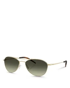 Oliver Spencer Aero Ii Aviator Sunglasses - Gold