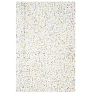 COCO & WOLF Liberty Fabric Print Flat Top Sheet - Theo Pink