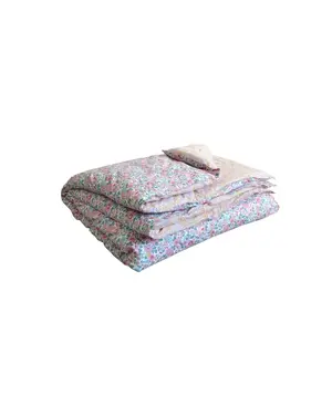 COCO & WOLF Liberty Fabric Betsy Candy Floss & Wiltshire Bud Print Heirloom Quilt