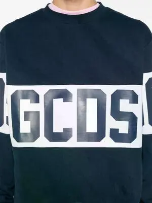 Gcds Logo-band Sweatshirt - Blue