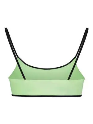 Iceberg Logo-print Bikini Top - Green