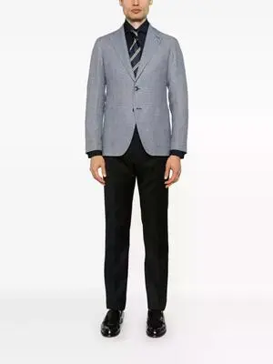 BARBA NAPOLI Cotton Shirt - Blue