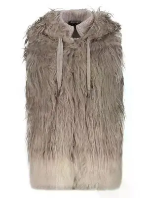 Lorena Antoniazzi Alpaca Fur Vest