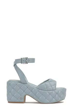 Vince Camuto Ellah Platform Sandals - Celeste Blue