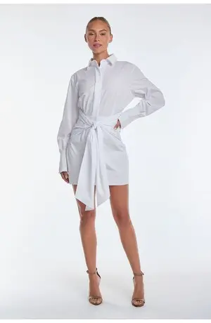 THE NOLI SHOP Noli Yoga Lana Wrap Shirt Dress
