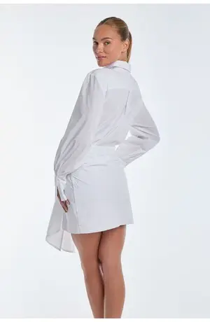 THE NOLI SHOP Noli Yoga Lana Wrap Shirt Dress