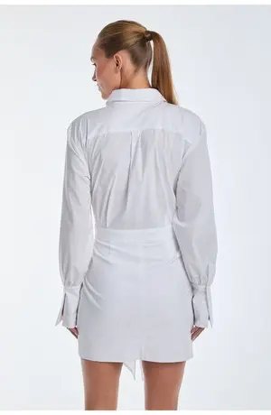THE NOLI SHOP Noli Yoga Lana Wrap Shirt Dress