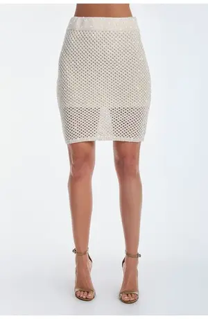 THE NOLI SHOP Noli Yoga Addison Sequin Crochet Skirt
