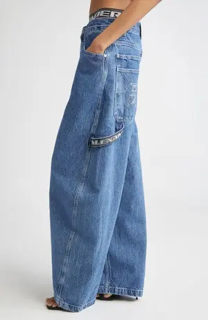 Alexander Wang Logo Waist Barrel Jeans
