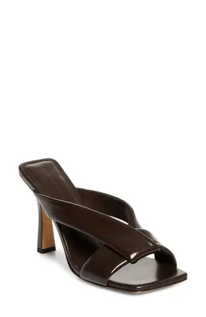 Bottega Veneta Riva Crossover Strap Sandal - Fondant
