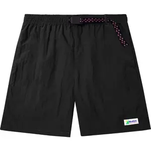 BUTTER GOODS Equipment Belted Nylon Shorts - Black