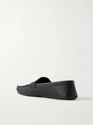 Khaite Billy Textured-leather Loafers