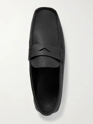 Khaite Billy Textured-leather Loafers