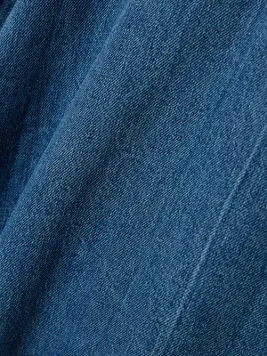 RÓHE Denim A-line Midi Skirt
