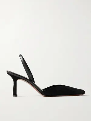 NEOUS Dilmun Suede Slingback Pumps