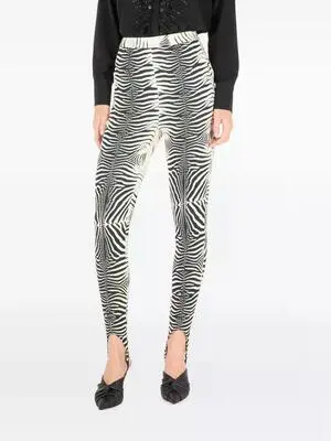 Roberto Cavalli Zebra-print Leggings