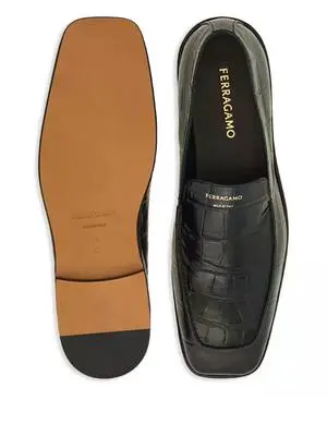 FERRAGAMO Leather Loafers